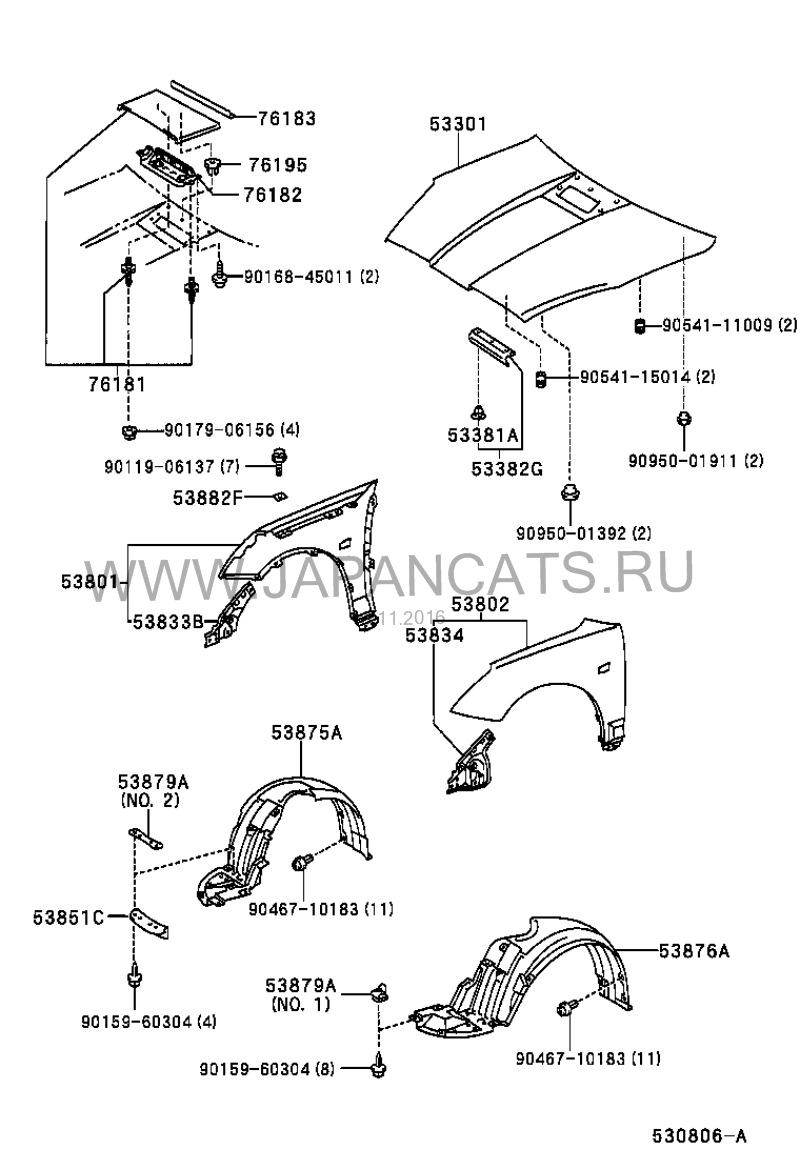 9046710183 КЛИПСА КРЕПЕЖНАЯ 141 TOYOTA LEXUS | Запчасти на DRIVE2