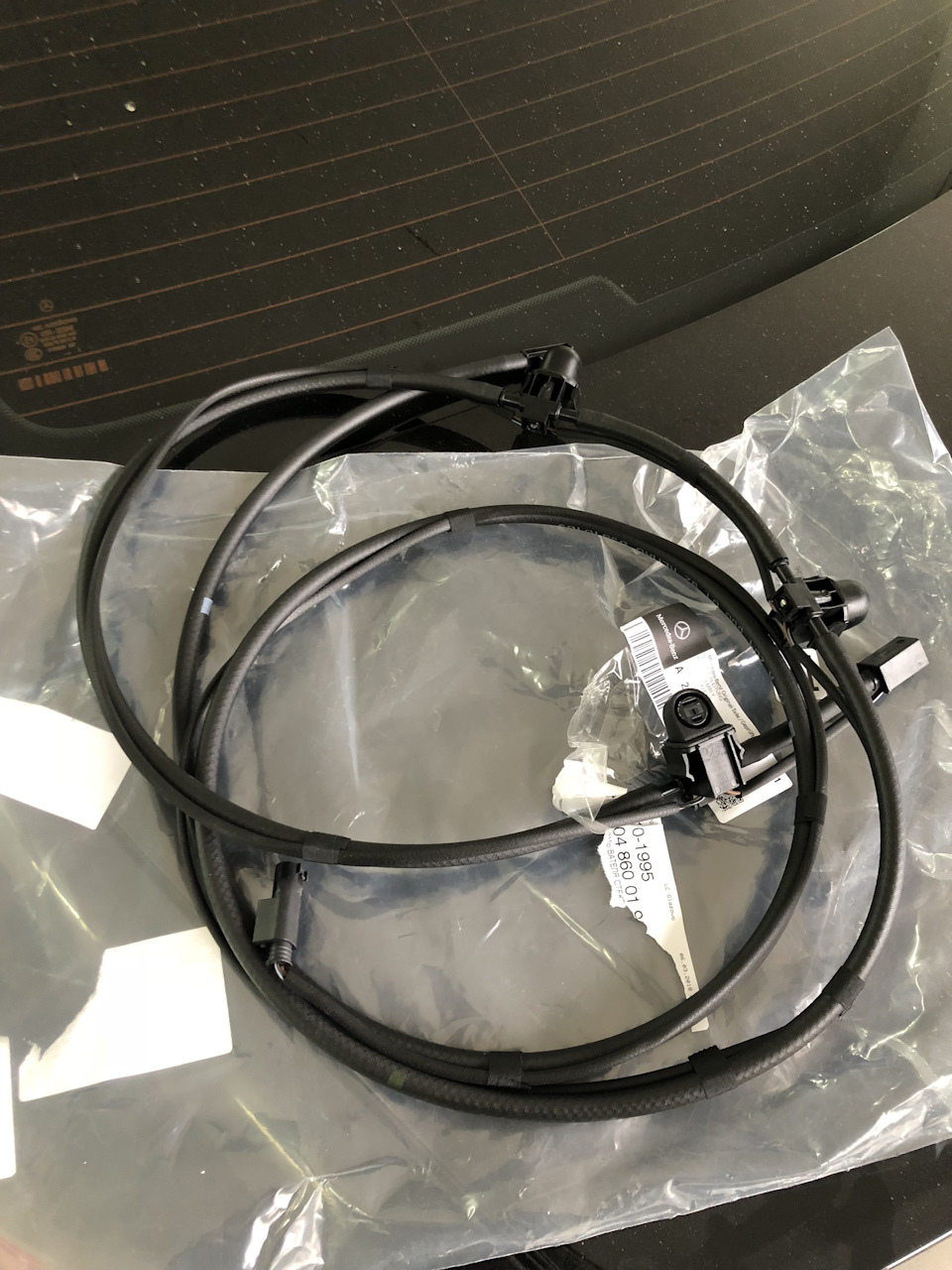 Шланг омывателя лобового стекла — part. 2 + ТО 100 000 км — Mercedes ...