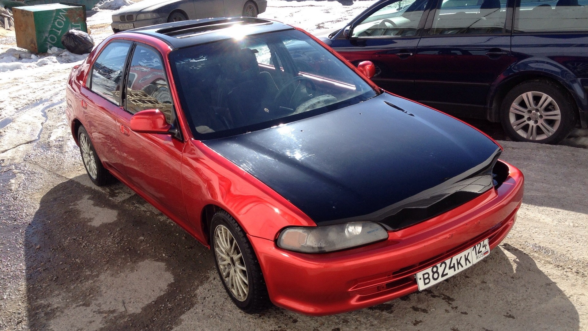 Honda Civic (5G) 1.6 бензиновый 1992 | EG9 VTi Candy Red Pepper на DRIVE2