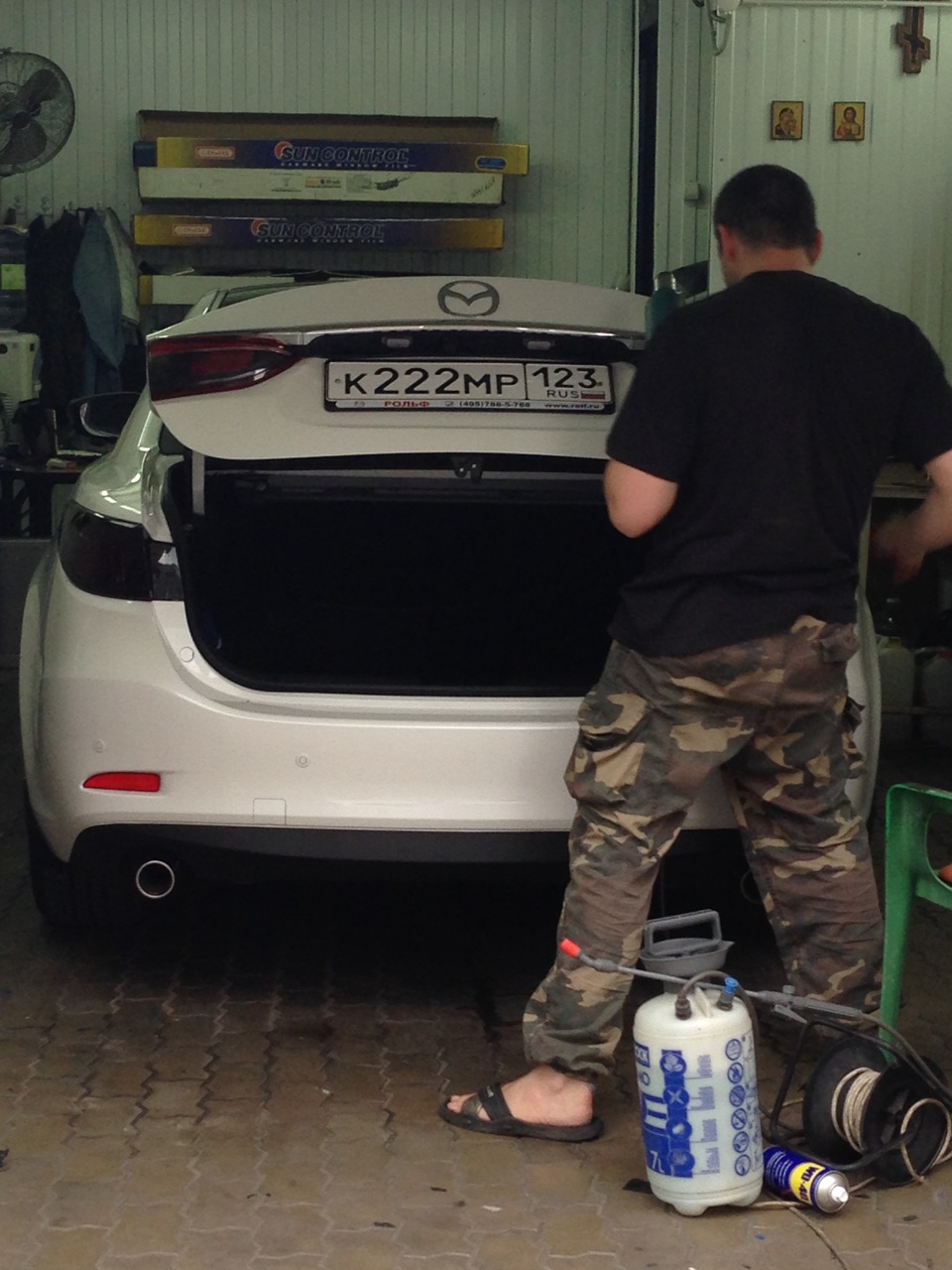 Пленка на крышу — Mazda 6 (3G) GJ, 2,5 л, 2013 года | тюнинг | DRIVE2