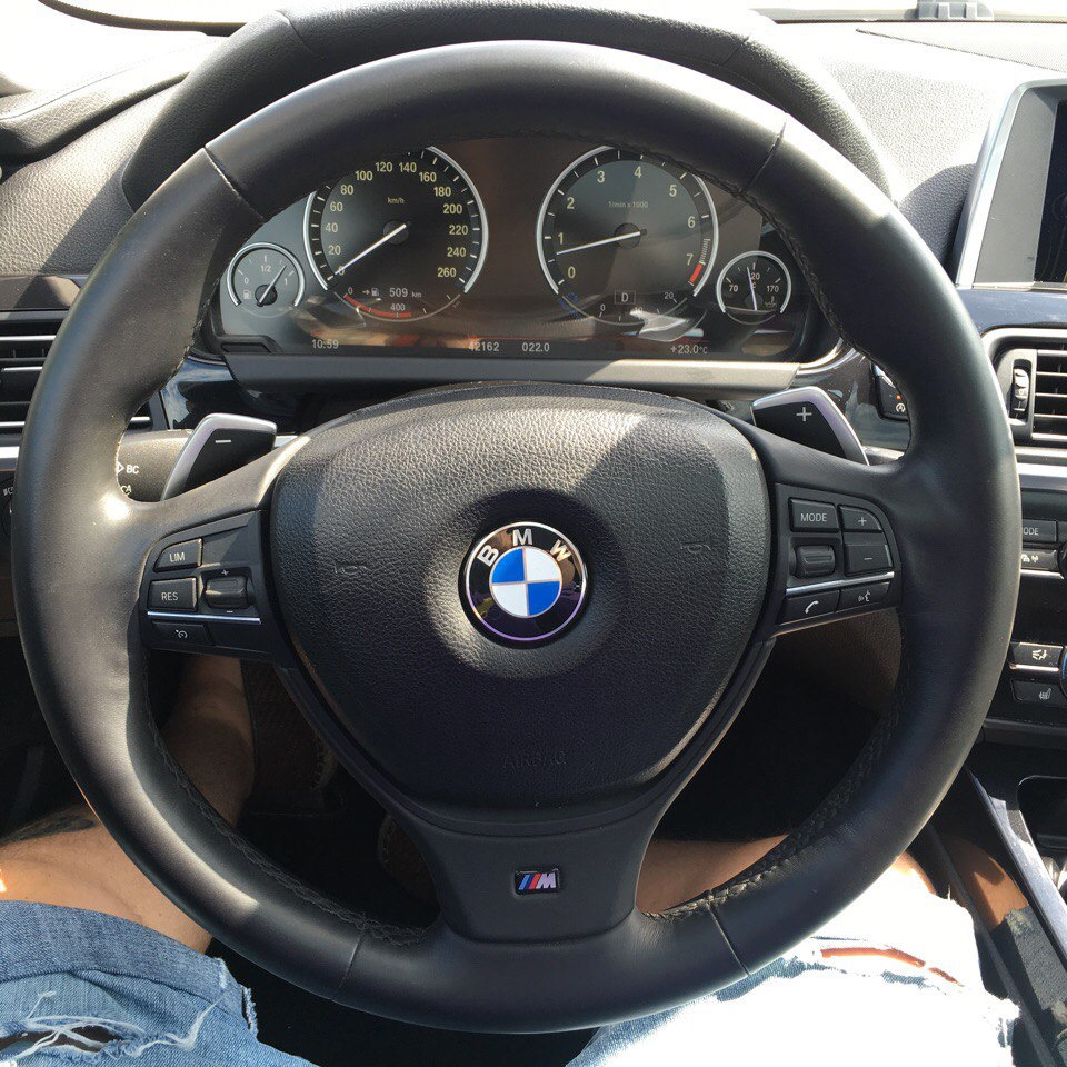 Поменял М-руль на М-руль — BMW 6 series (F13), 3 л, 2013 года | другое ...