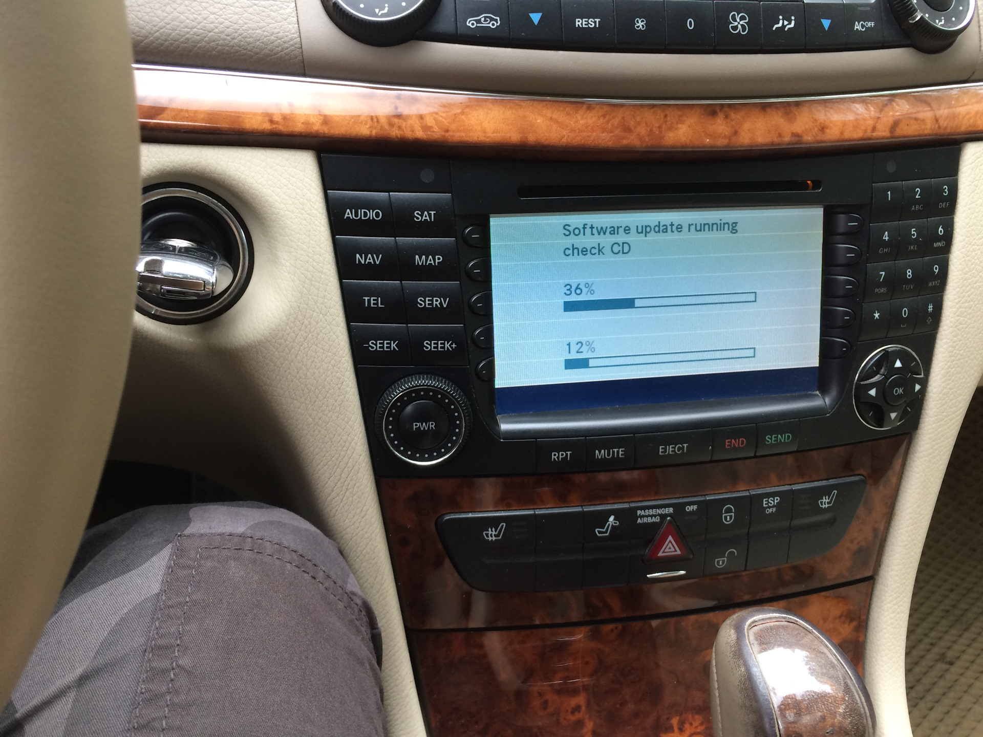 Руссификация американского Command — Mercedes-Benz E-Class (W211), 3,2 ...