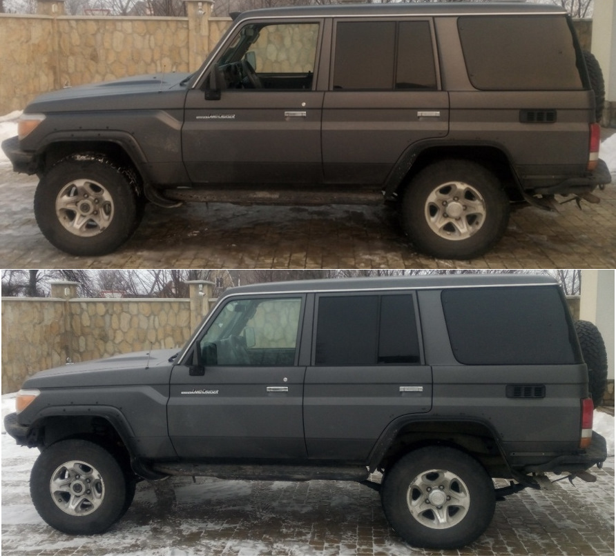 ЛИФТ подвеской 50 мм. + 400-800 кг. полезной нагрузки :) — Toyota Land ...