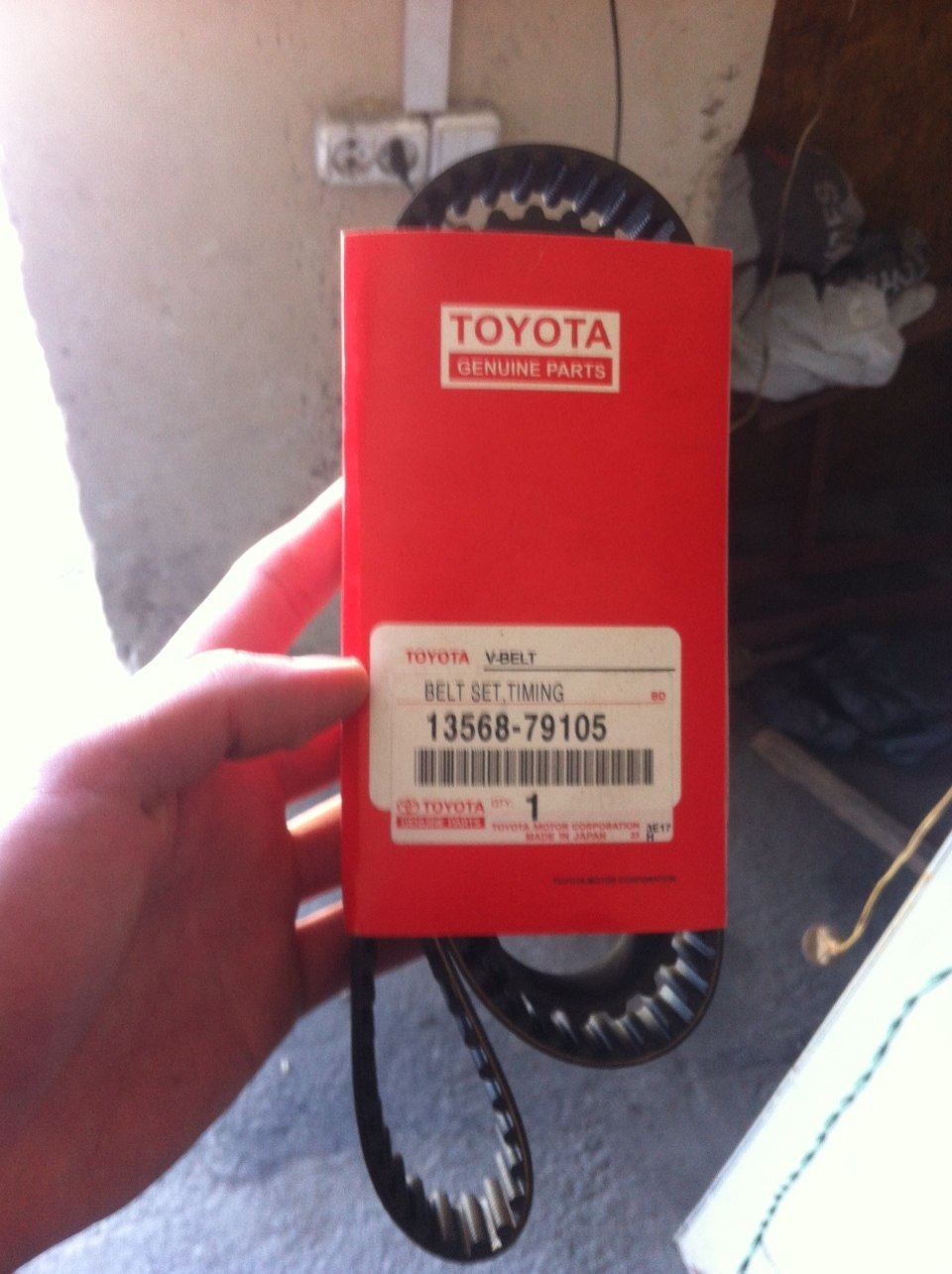 1356879105 Ремень ГРМ TOYOTA LEXUS | Запчасти на DRIVE2