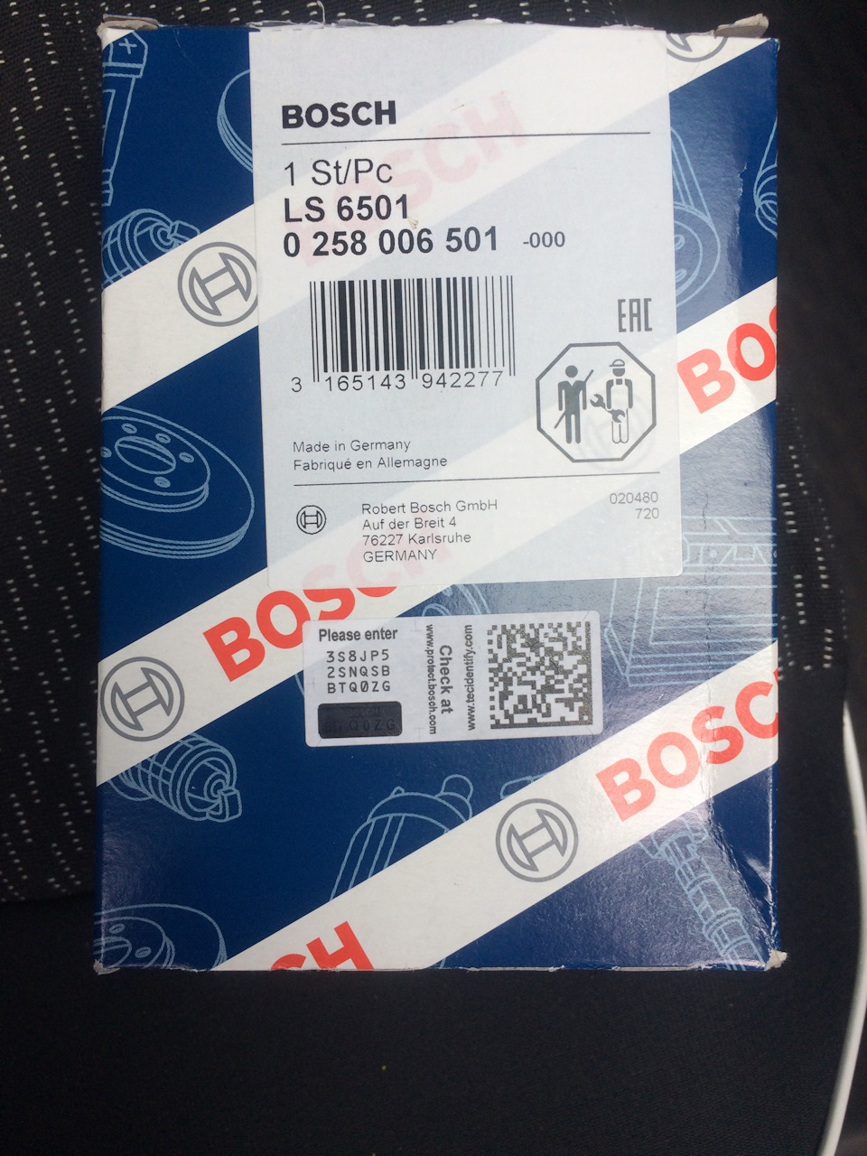 0258006501 ЛЯМБДА-ЗОНД BOSCH | Запчасти на DRIVE2