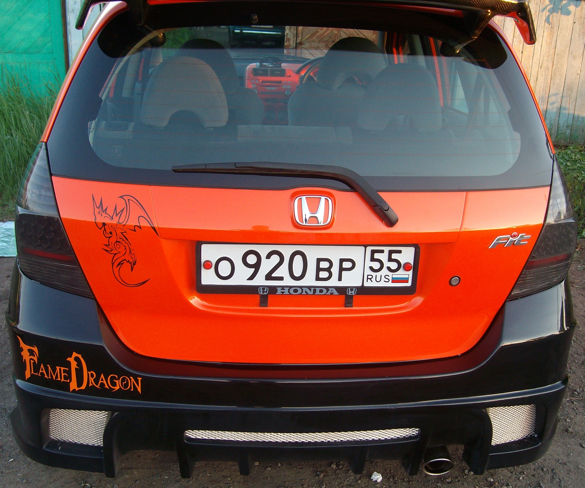 Flame Dragon — Honda Fit (1G), 1,3 л, 2002 года | тюнинг | DRIVE2