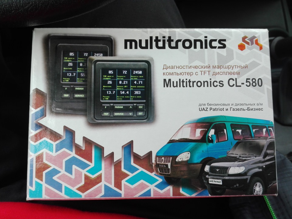 Multitronics CL-580 — УАЗ Patriot, 2,7 л, 2008 года | аксессуары | DRIVE2