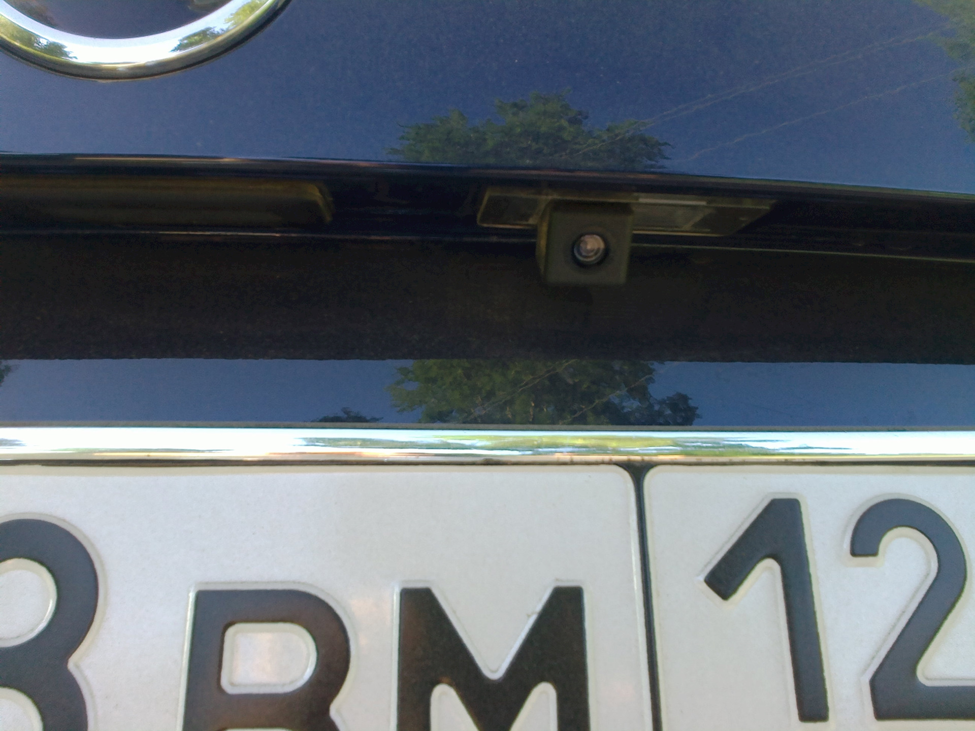 Камера заднего вида. — Skoda Rapid (1G), 1,6 л, 2016 года | стайлинг ...