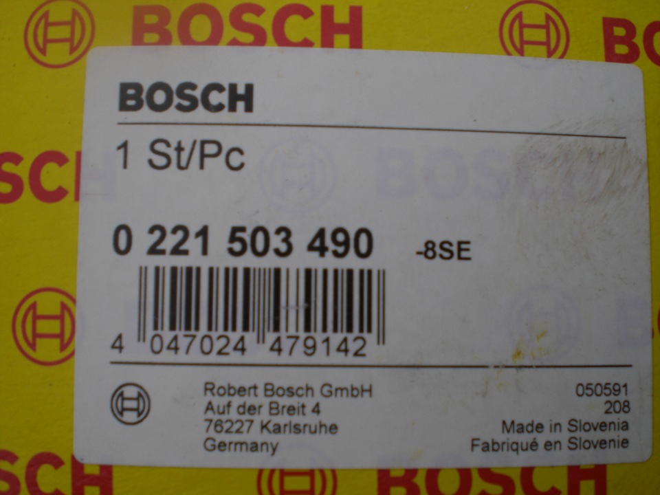 0221503490 Модуль зажигания BOSCH | Запчасти на DRIVE2