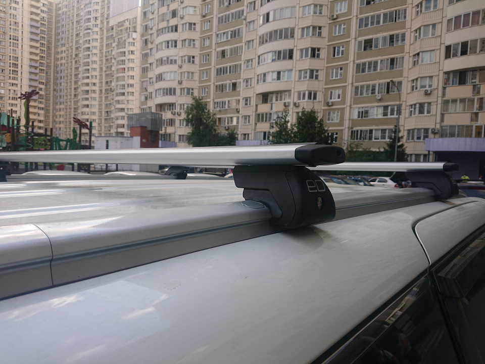 Установка багажника на интегрированные рейлинги — KIA Carnival (3G), 2 ...