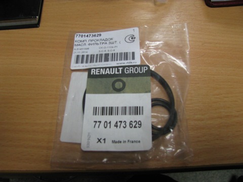 7701473629 Прокладка корпуса масляного фильтра Duster RENAULT ...