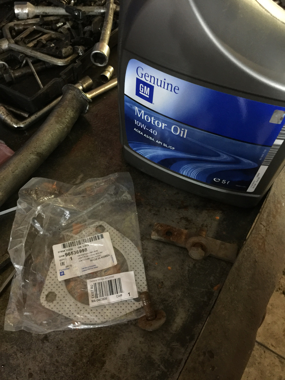 96536998 Прокладка выпускного коллектора GM | Запчасти на DRIVE2