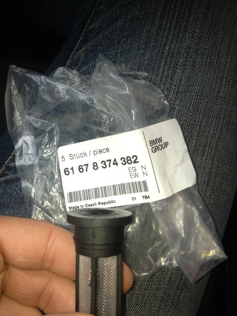 61678374382 Сетка фильтра для насоса стеклоомыв. BMW | Запчасти на DRIVE2