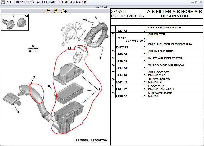 Радиатор кондиционера — Citroen C5 (1G), 2 л, 2006 года | своими руками ...