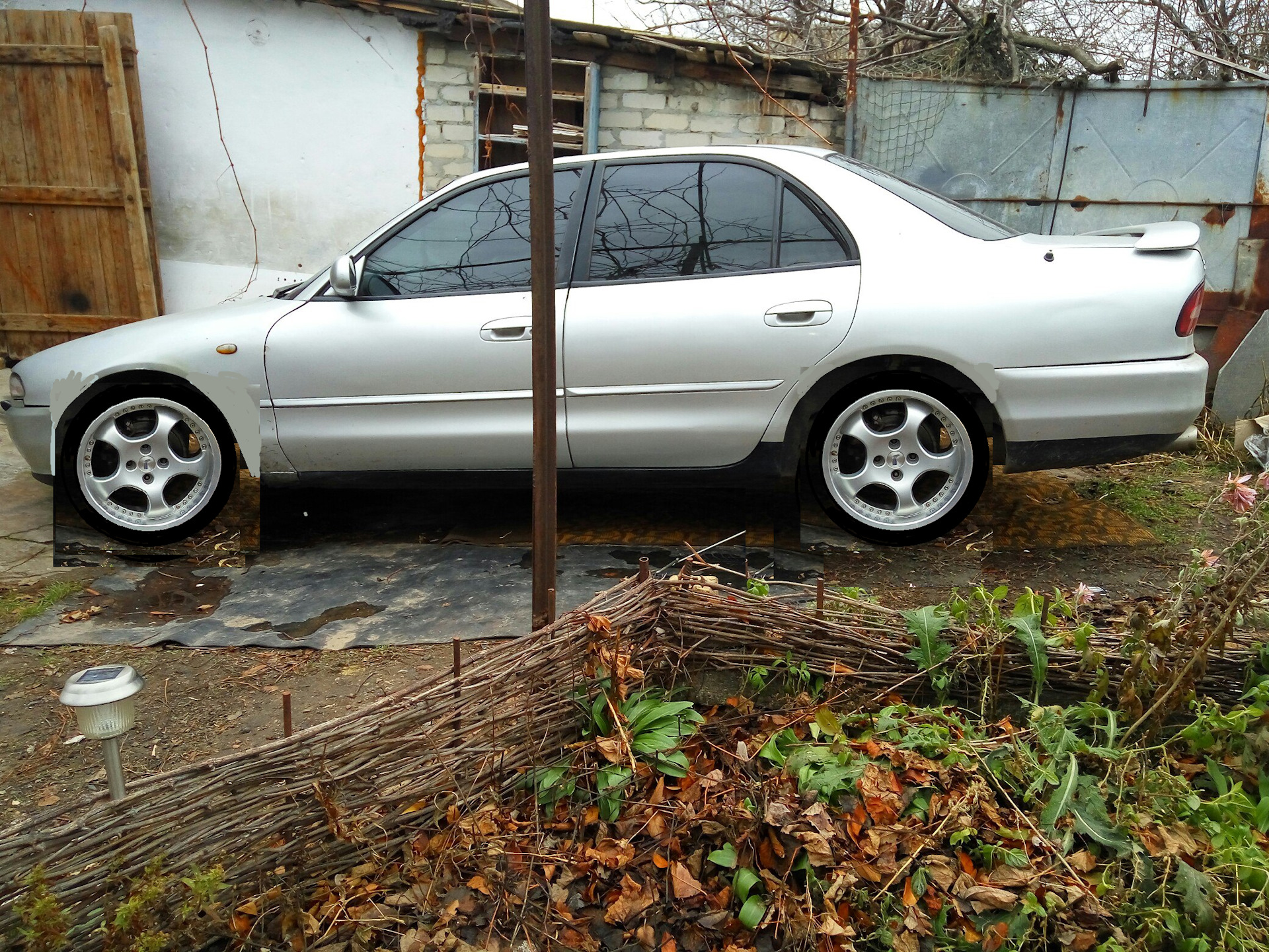 Не дождался весны, решил примерить)) — Mitsubishi Galant (7G), 2 л ...