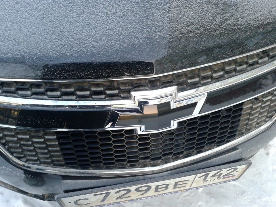 Шильдик "Крестоносец" в брутальный черный цвет:) — Chevrolet Cruze (1G ...