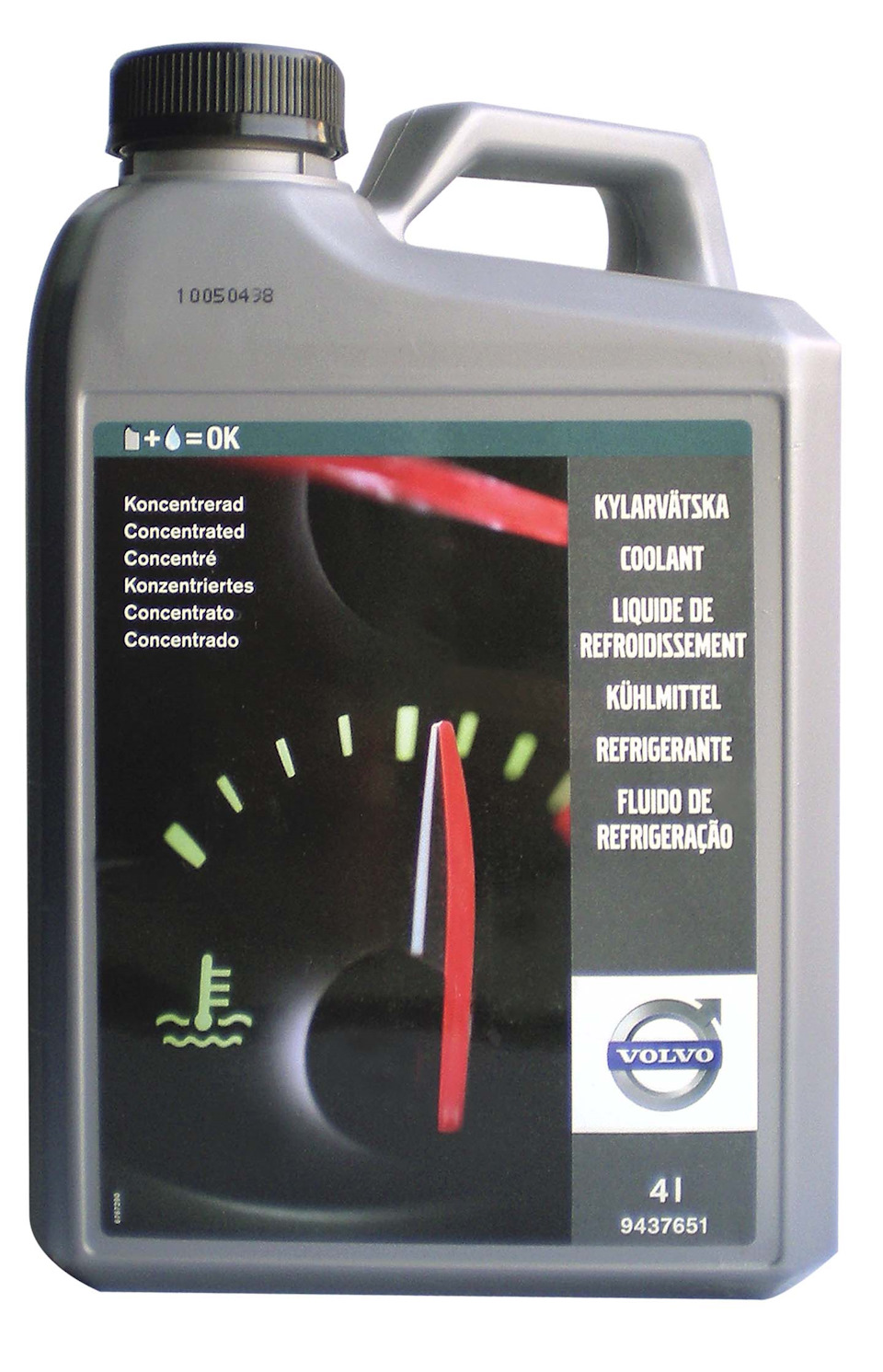 9437651 Антифриз зеленый 5 литров Volvo | Запчасти на DRIVE2