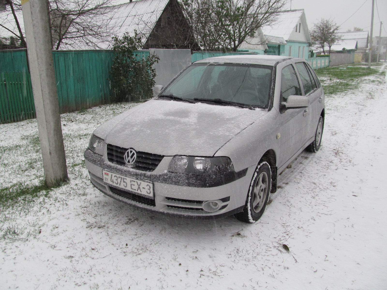 Сегодня к нам пришла зима. — Volkswagen Pointer, 1 л, 2004 года ...