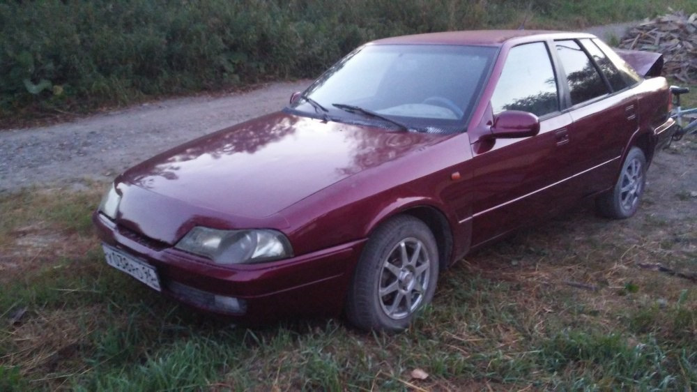 Daewoo Espero с оптикой от Daewoo Nexia N150))) — Daewoo Espero, 2 л, 1999 года | прикол | DRIVE2