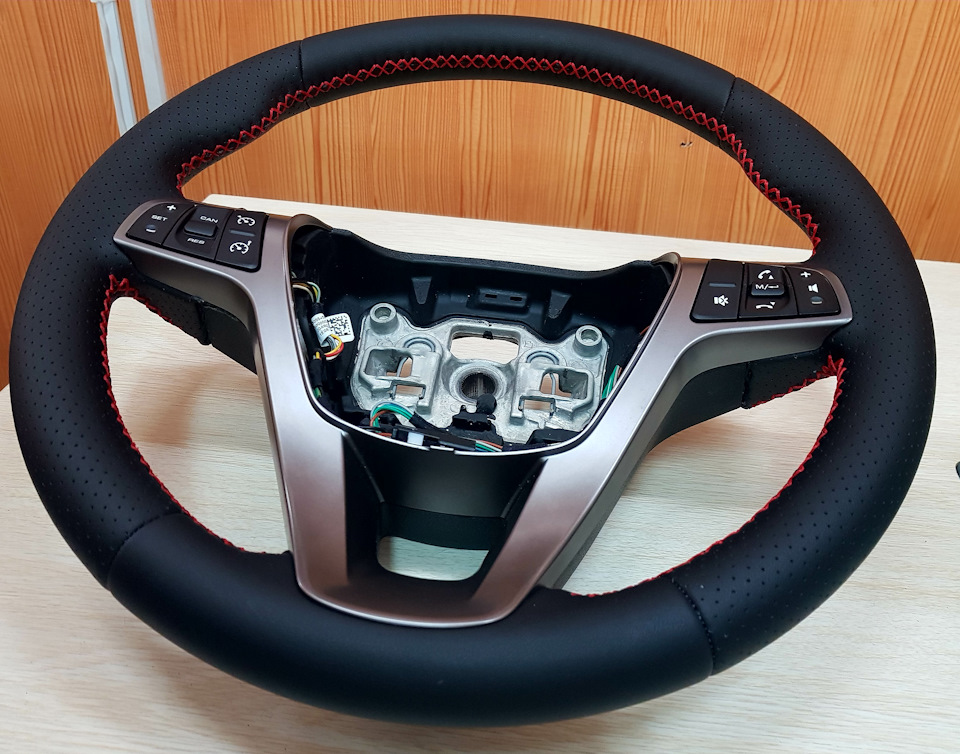 Перетяжка руля на Весту. — DRIVE2