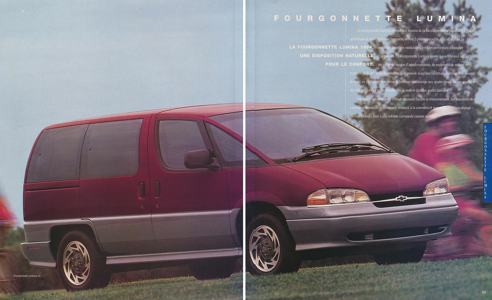 Рекламные Материалы '90 — '94 — Chevrolet Lumina APV & Pontiac Trans ...