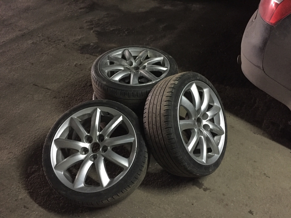 Диски R18 с разболтовкой 5*114,3 на Audi — Audi A4 (B6), 1,8 л, 2003 ...