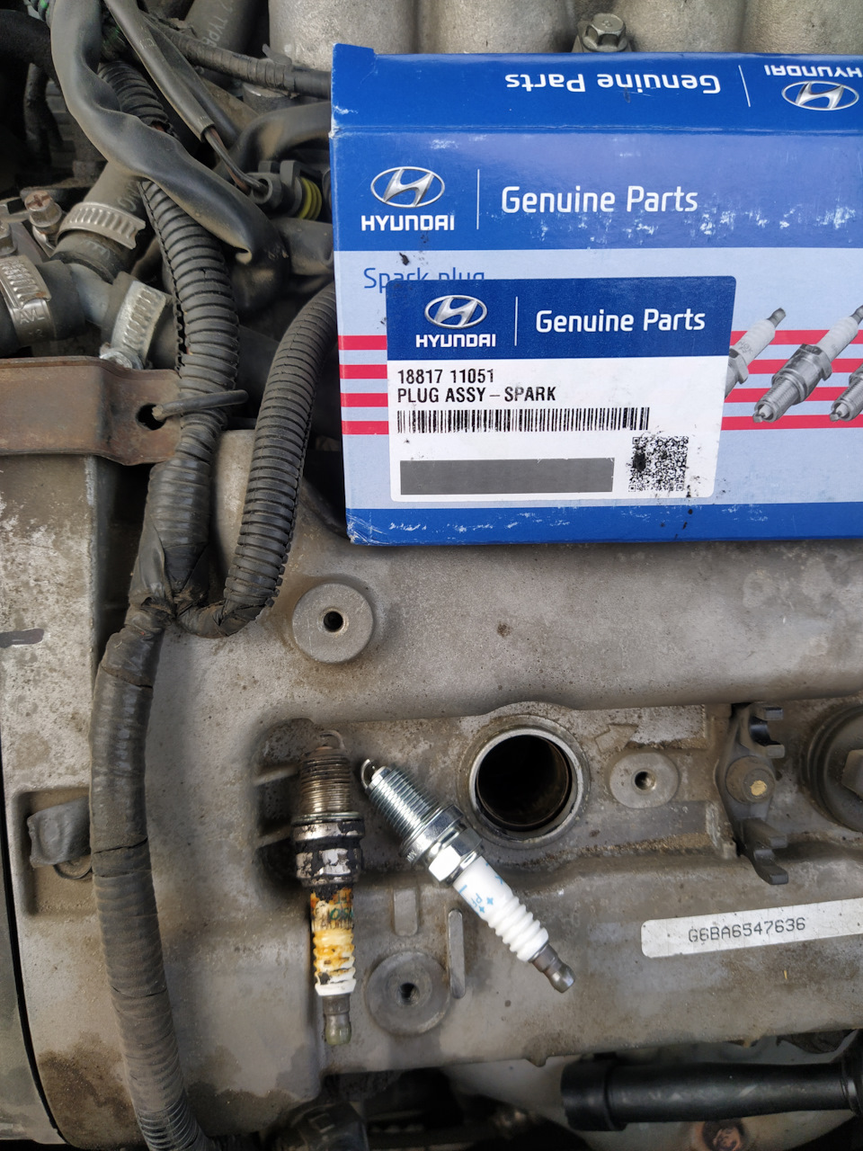 1881711051 Свеча зажигания KIA HYUNDAI | Запчасти на DRIVE2