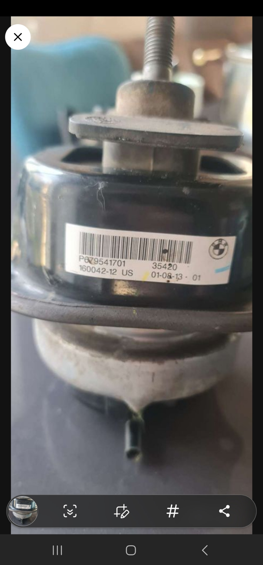 Замена подушек двигателя — BMW X6 (E71/E72), 3 л, 2013 года | визит на ...