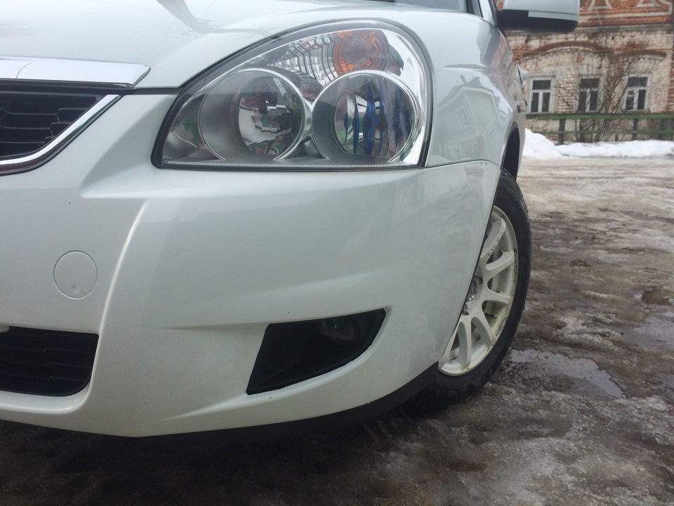 Ближний свет+птф+габариты — Lada Приора хэтчбек, 1,6 л, 2014 года ...