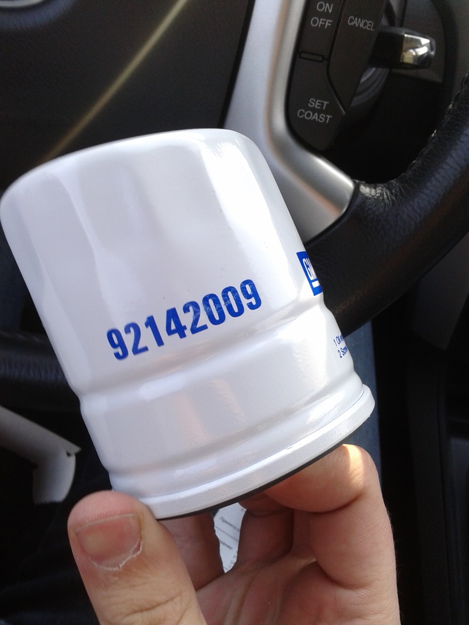 92142009 Фильр масляный GM | Запчасти на DRIVE2