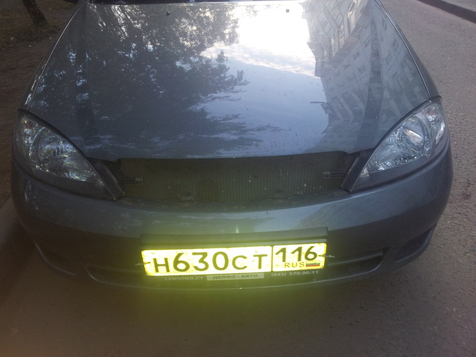 Решетка радиатора — Chevrolet Lacetti 5D, 1,4 л, 2011 года | тюнинг ...