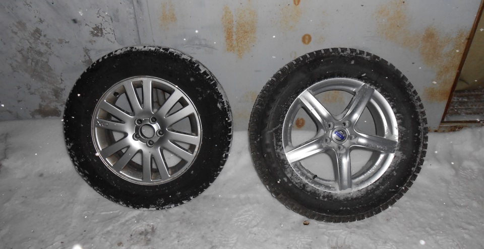 Зимний гардероб — Volvo XC90 (1G), 2,4 л, 2008 года | колёсные диски ...