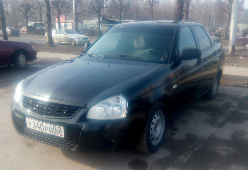 Установка бампера приора2 — Lada Приора седан, 1,6 л, 2012 года ...