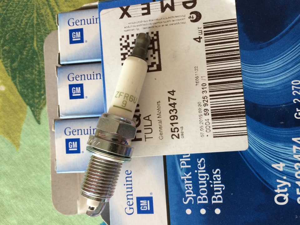 25193474 Свеча зажигания GM | Запчасти на DRIVE2
