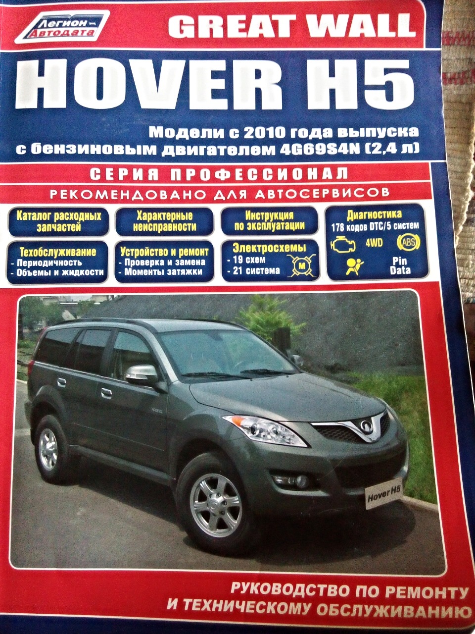Книга по ремонту и ТО. — Great Wall Hover, 2,4 л, 2013 года | своими ...