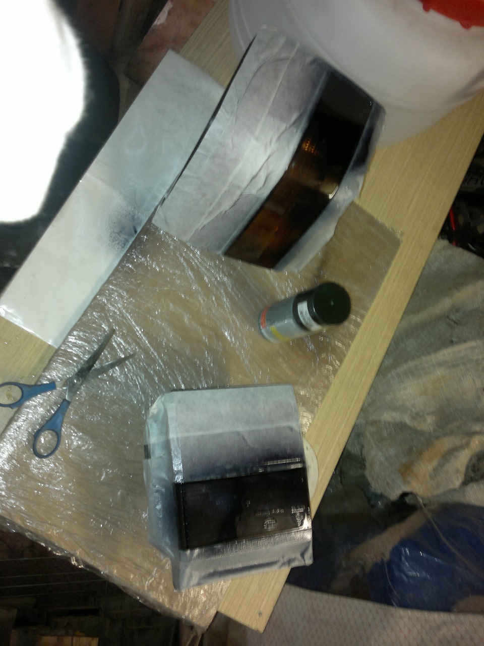 Тонировка фонарей №2 — Volkswagen Passat B3, 1,8 л, 1989 года ...