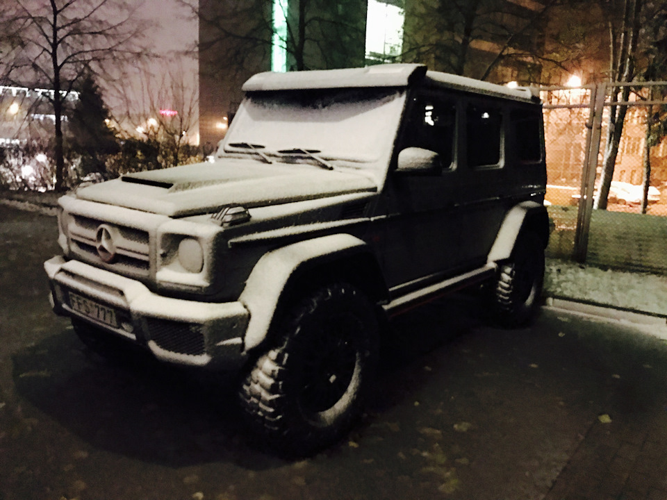 Зимушка зима :) — Mercedes-Benz G-Class (W463 1G), 7,7 л, 2016 года ...