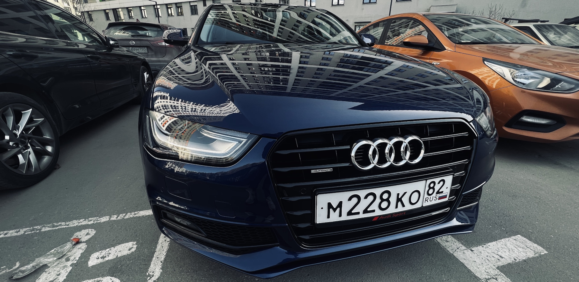 Полировка и керамика Audi A4 B8.5 — Audi A4 (B8), 2 л, 2014 года | стайлинг | DRIVE2