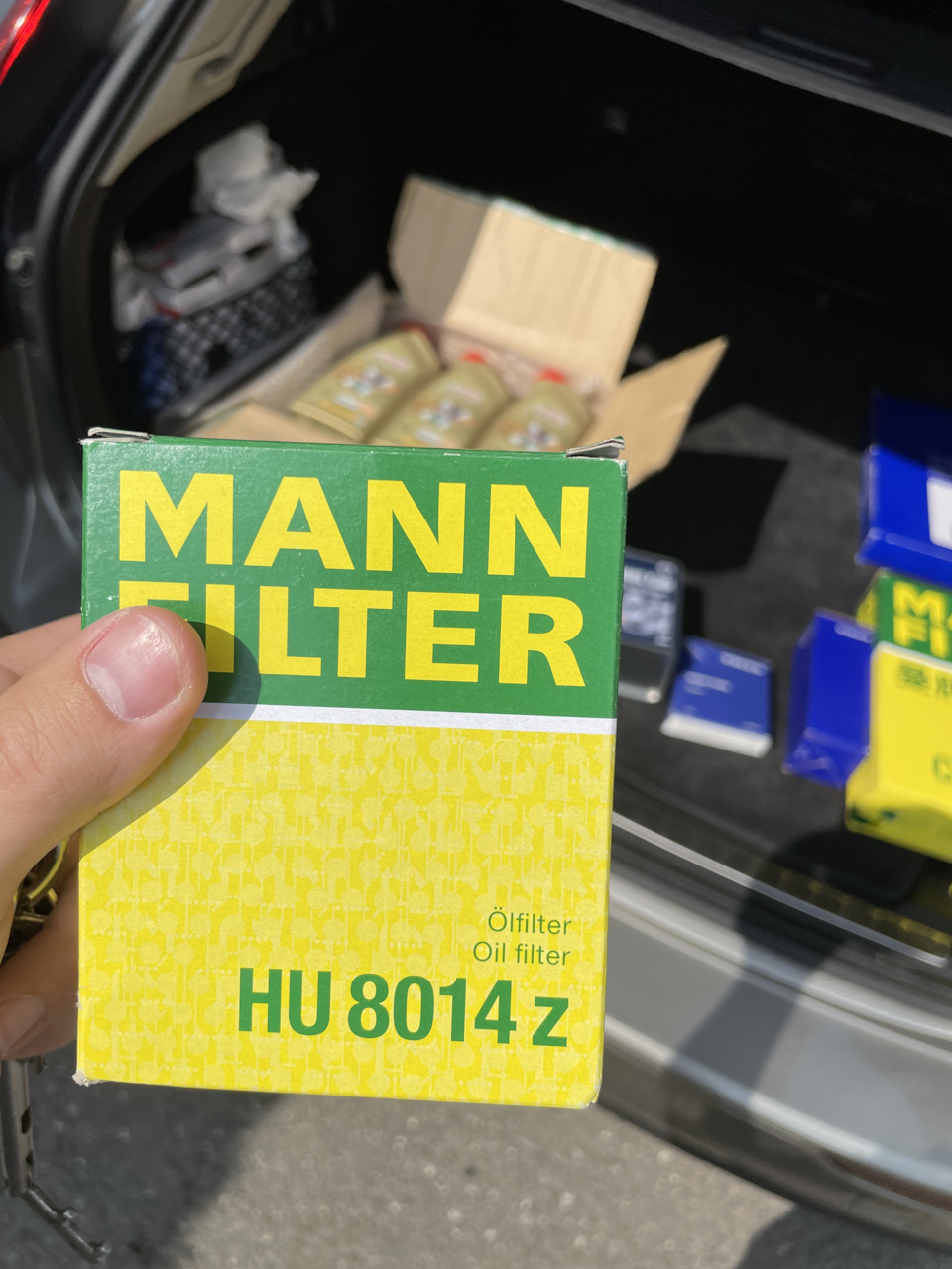 HU8014Z Масляный фильтроэлемент без металлических частей MANN FILTER ...