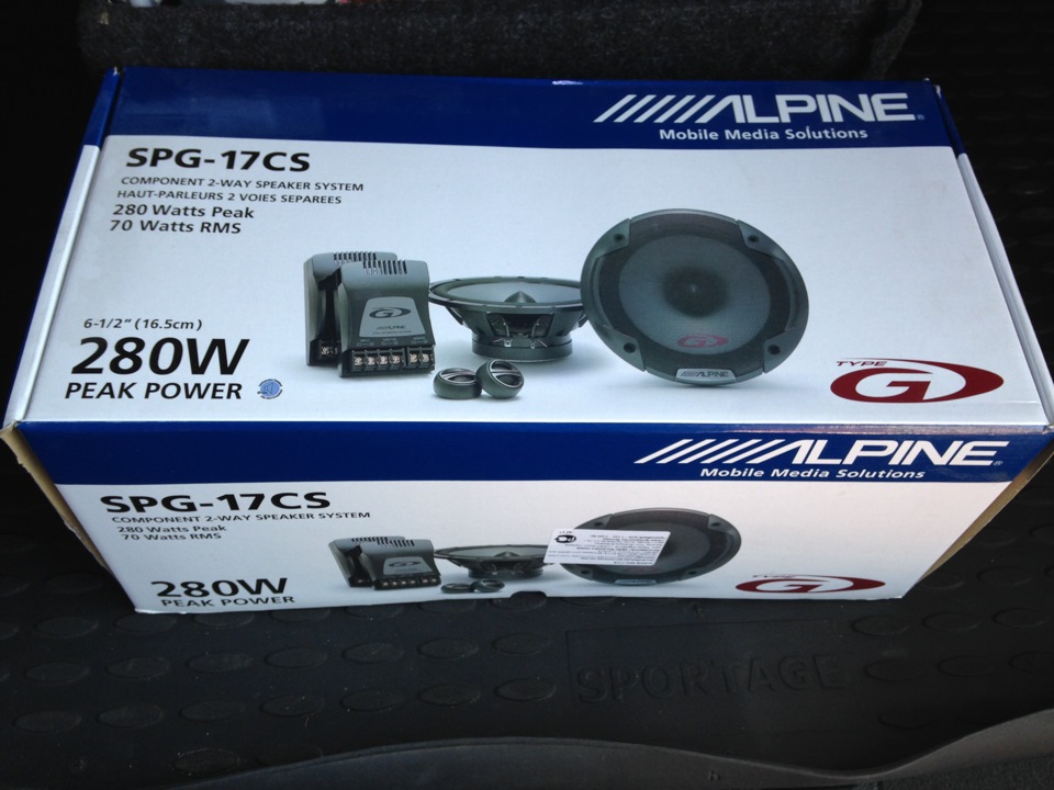 Alpine SPG-17CS (Анонс) — KIA Sportage (2G), 2 л, 2006 года | автозвук | DRIVE2