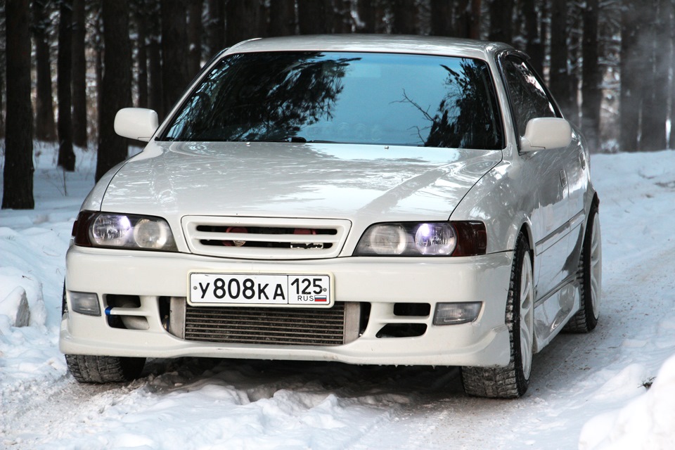 вот и наступила зима. — Toyota Chaser (100), 2,5 л, 1996 года ...