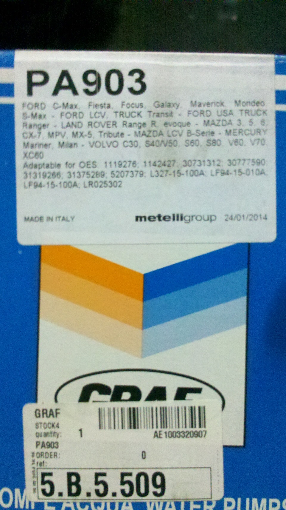 LF9415100A Насос водяной Mazda | Запчасти на DRIVE2