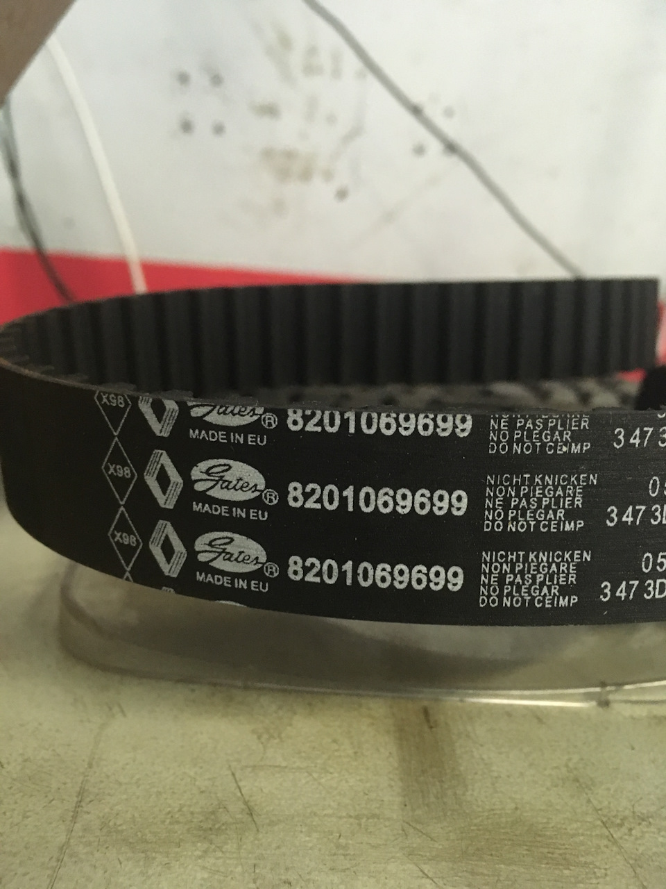 8201069699 Ремень зубчатый RENAULT | Запчасти на DRIVE2