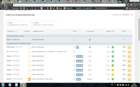 0242235667 Свеча зажигания BOSCH | Запчасти на DRIVE2
