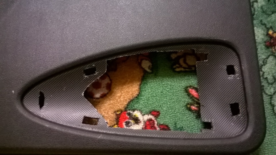 установка задних колонок в штатные места колонки пионер TS-R1350S ...