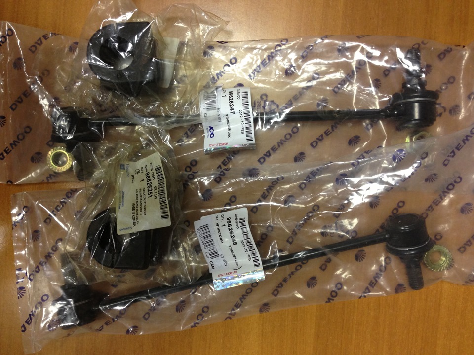 Стойки стабилизатора, втулки. Скоро на замену. — Chevrolet Captiva (1G ...