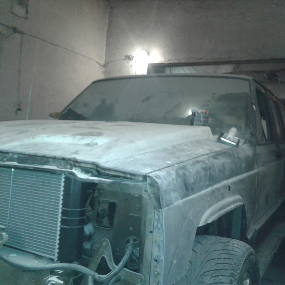 Вентиляция капота. Часть 2. — Jeep Cherokee (XJ), 4 л, 1991 года ...