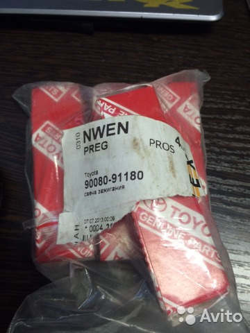 9008091180 Свеча зажигания TOYOTA LEXUS | Запчасти на DRIVE2