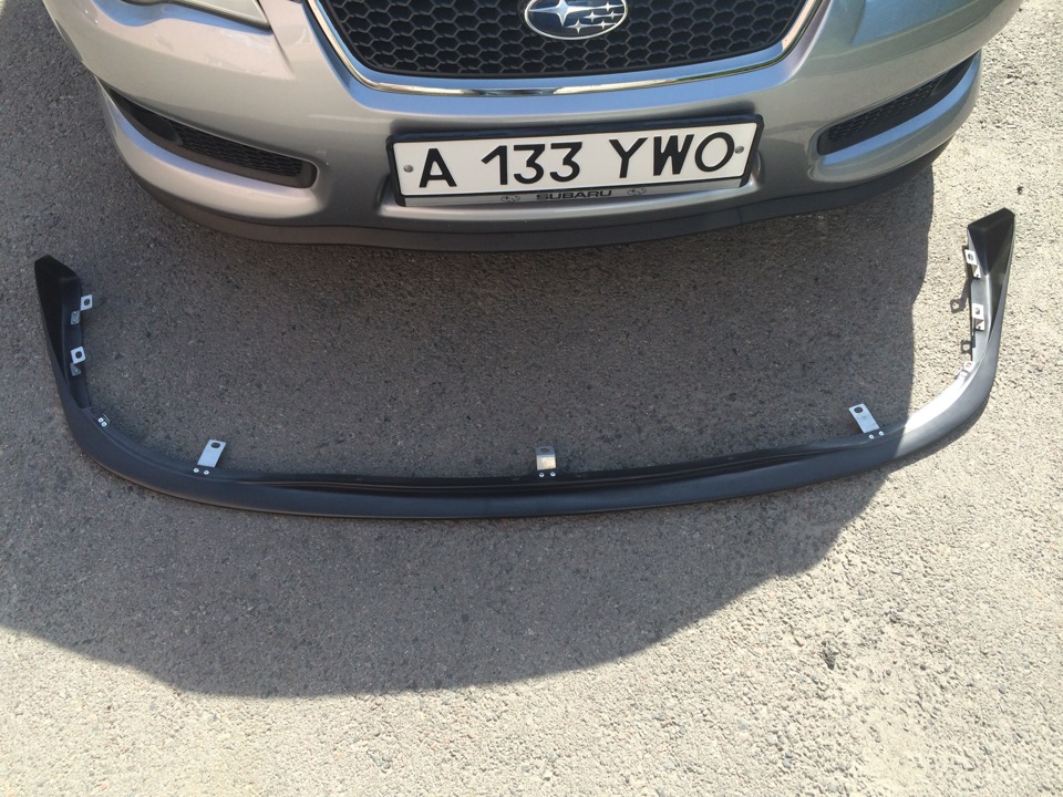 Front Lip — Subaru Legacy (BL/BP), 2 л, 2007 года | тюнинг | DRIVE2