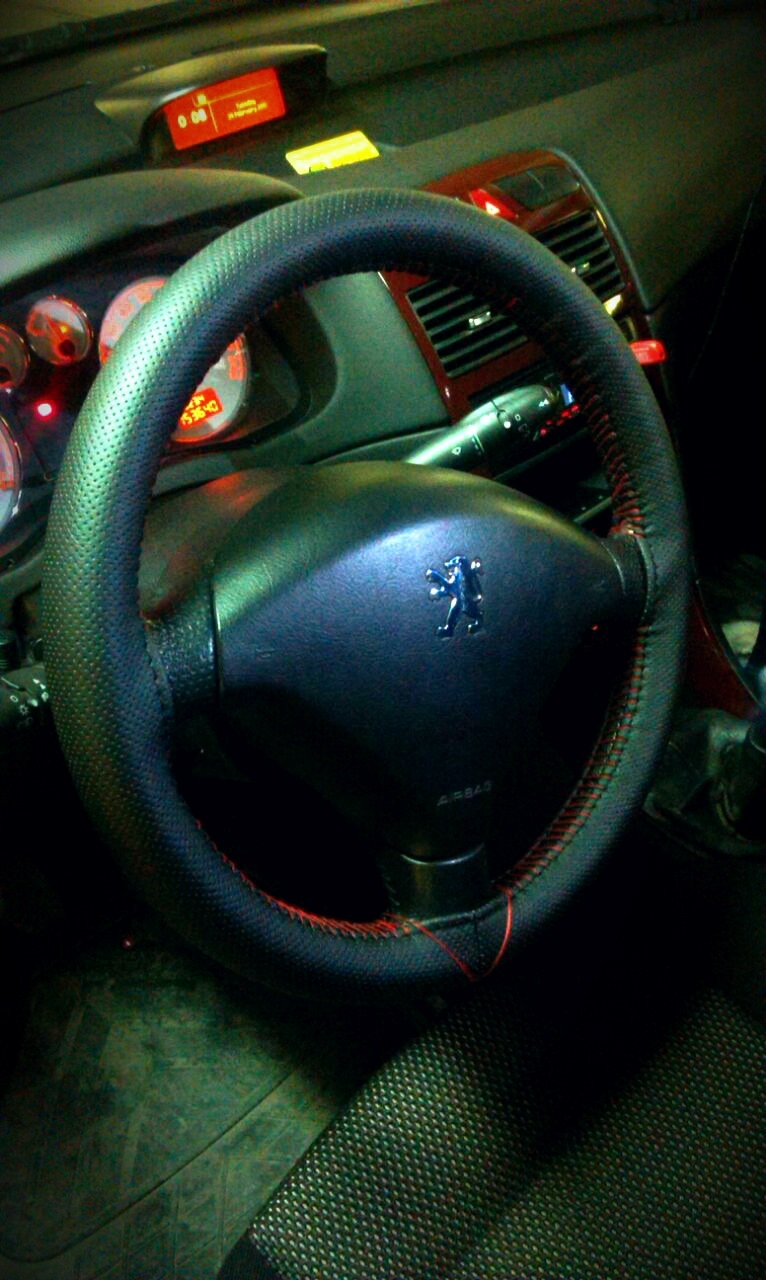 Оплетка руля — Peugeot 307, 1,6 л, 2008 года | стайлинг | DRIVE2